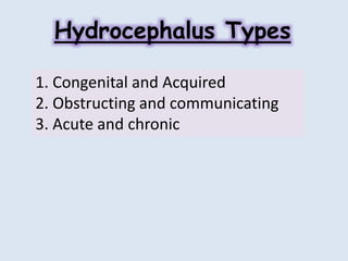 Hydrocephalus | PPTX