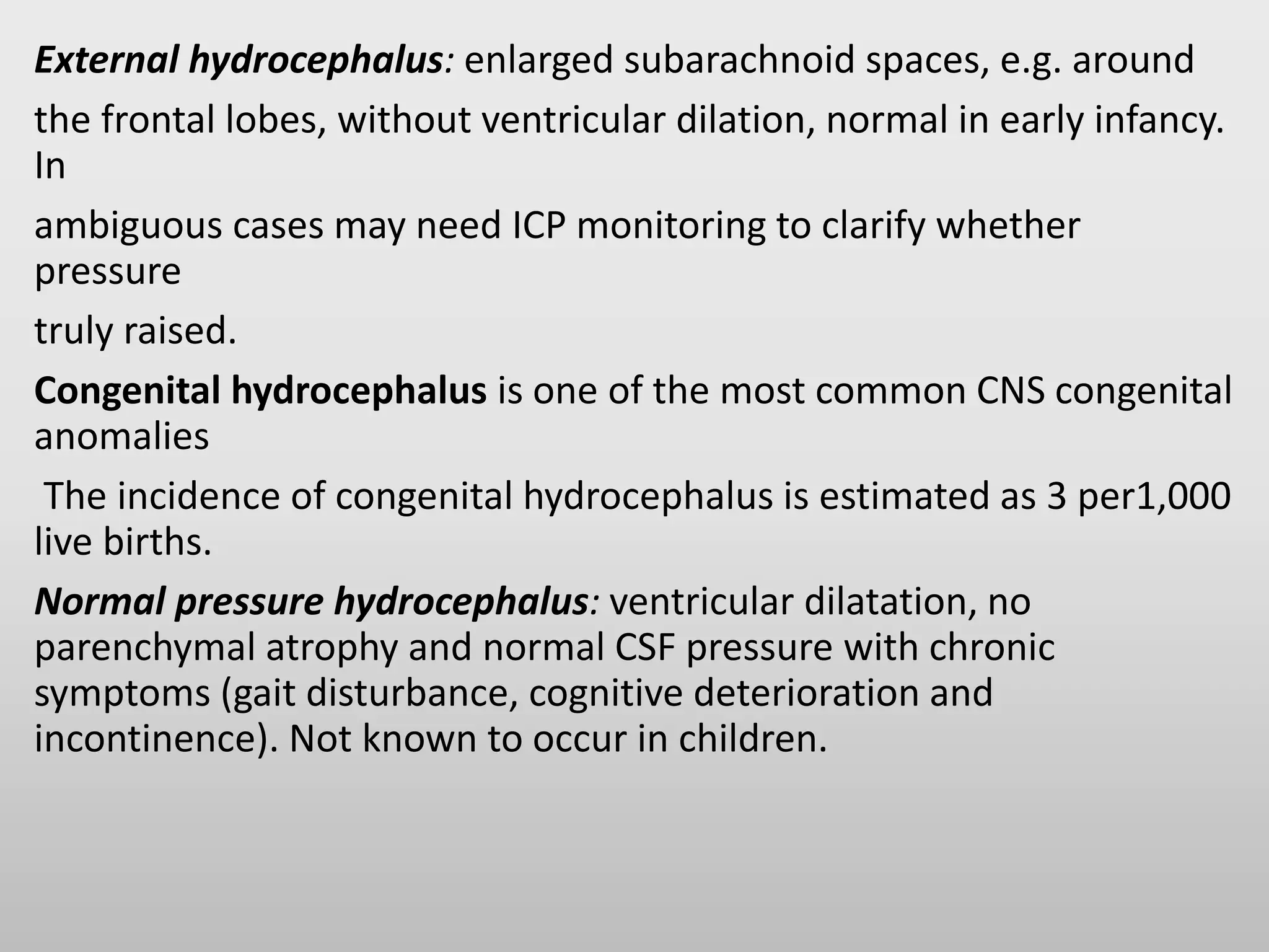 Hydrocephalus in neonate | PPTX
