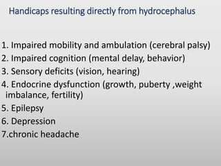 Hydrocephalus in neonate | PPTX