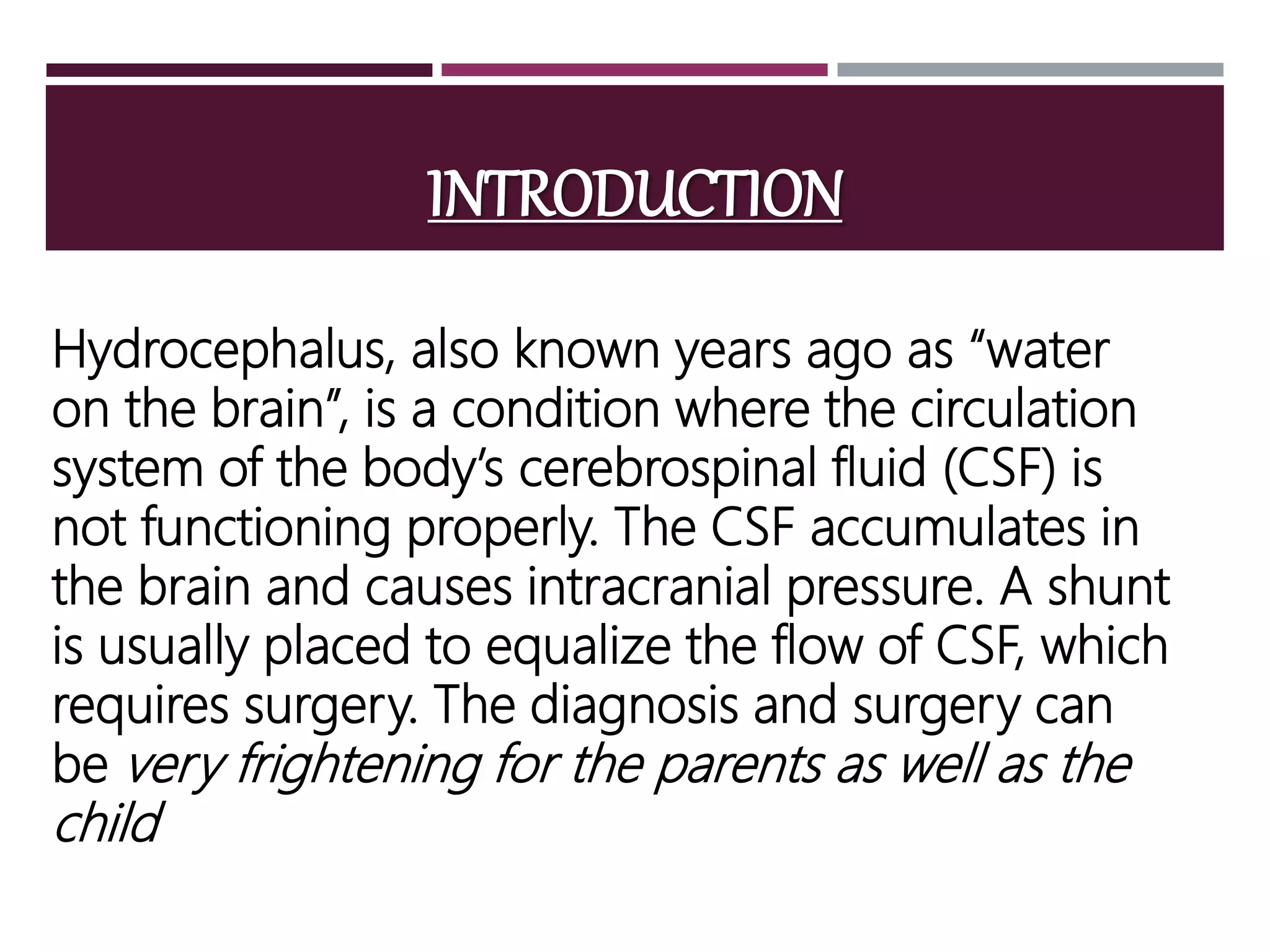 Hydrocephalus | PPTX
