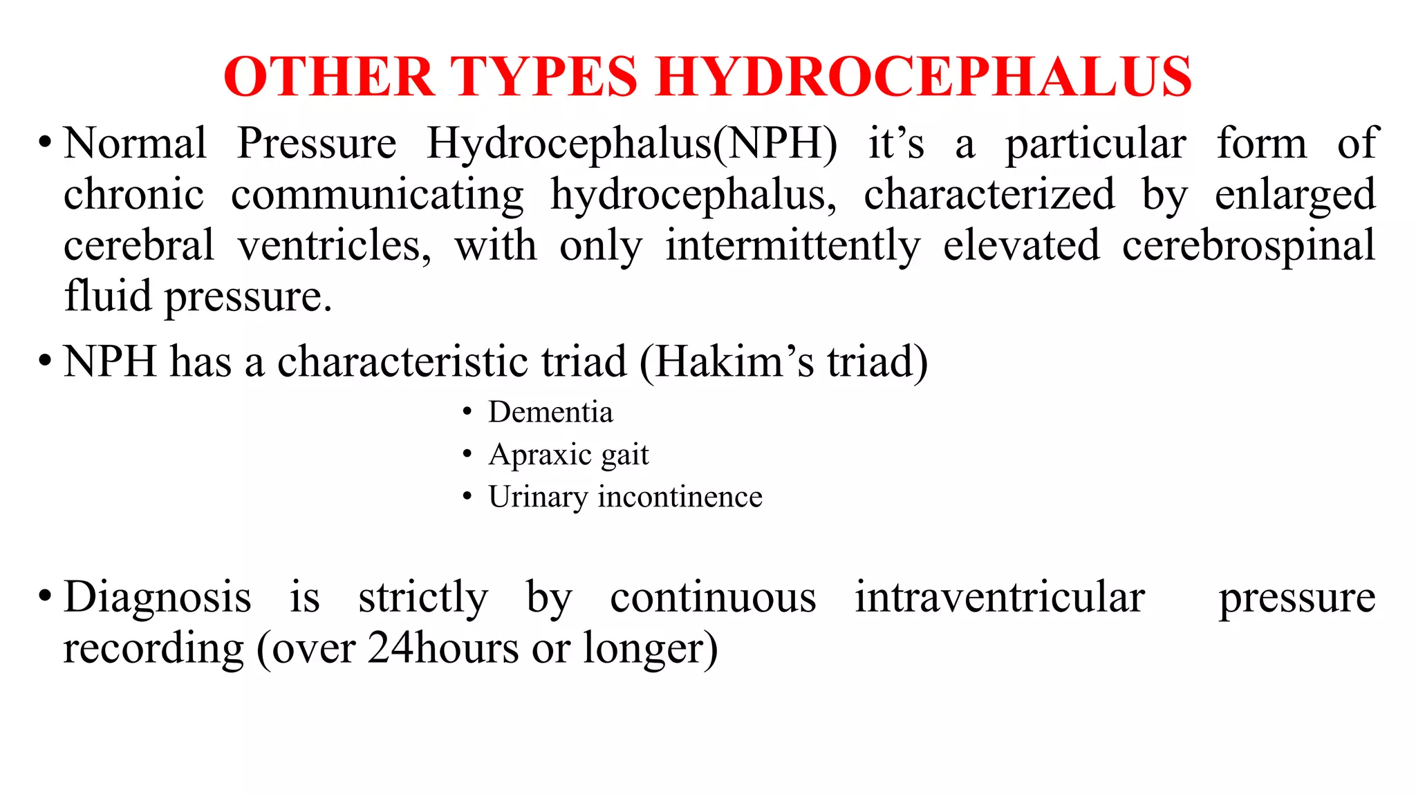 Hydrocephalus | PPTX