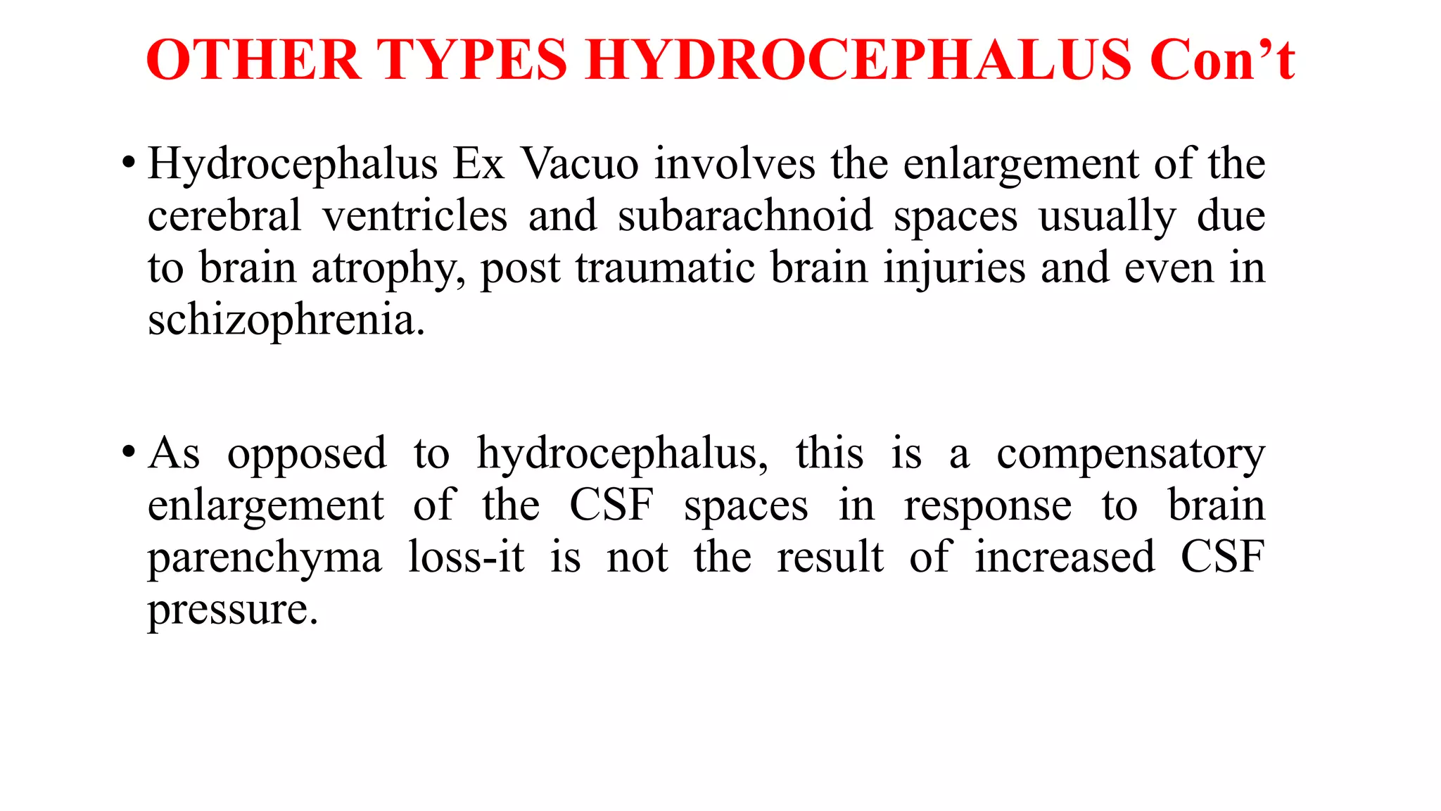 Hydrocephalus | PPTX