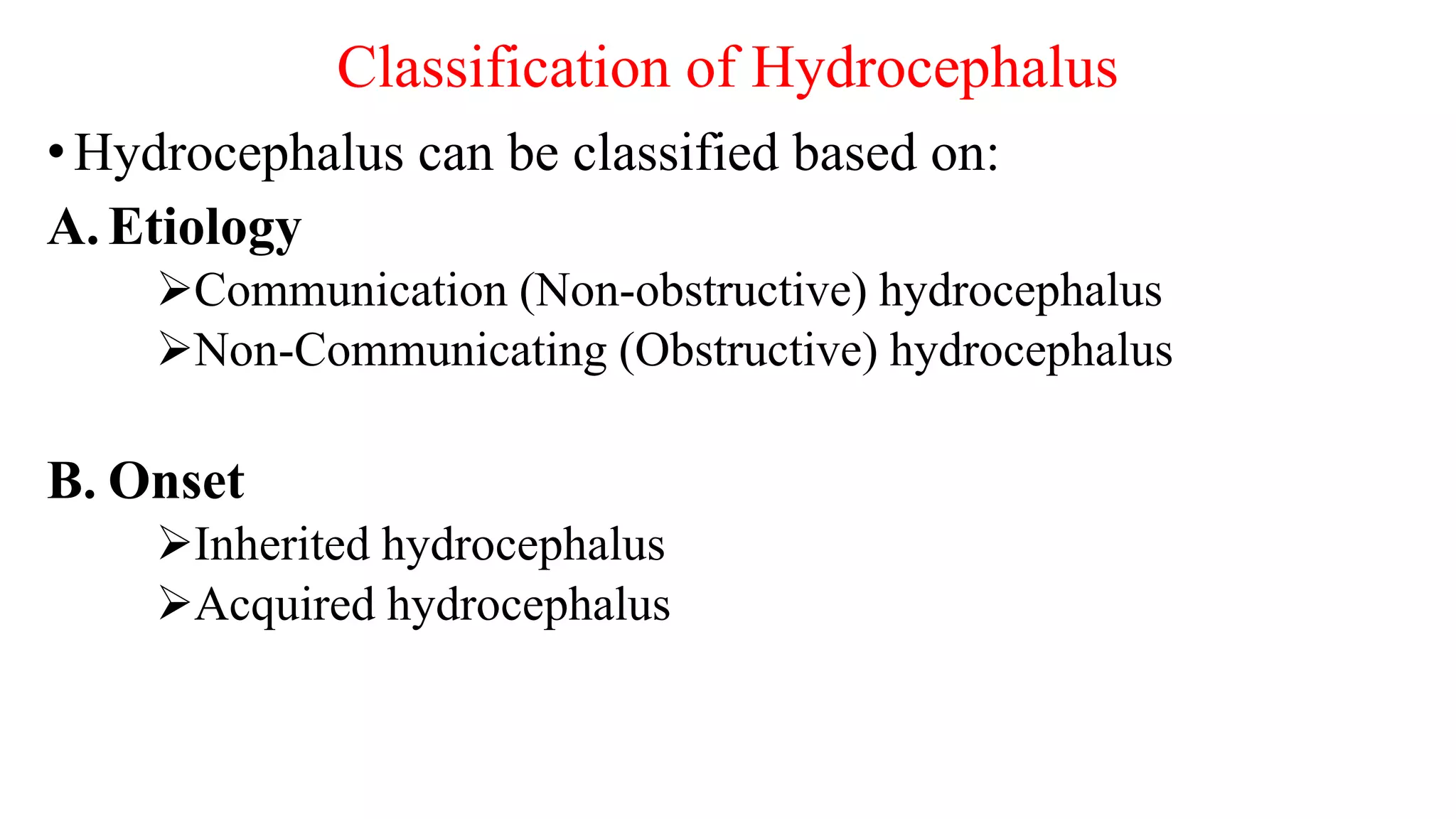 Hydrocephalus | PPTX