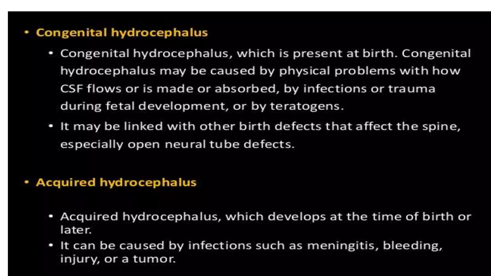 Hydrocephalus in children | PPTX