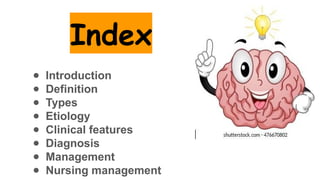 Hydrocephalus .pptx presentation in nursing | PPTX