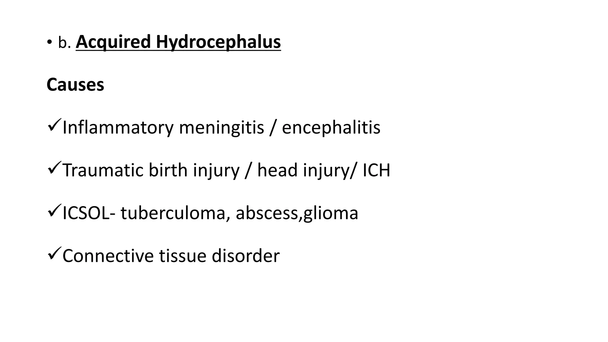 Hydrocephalus | PPTX