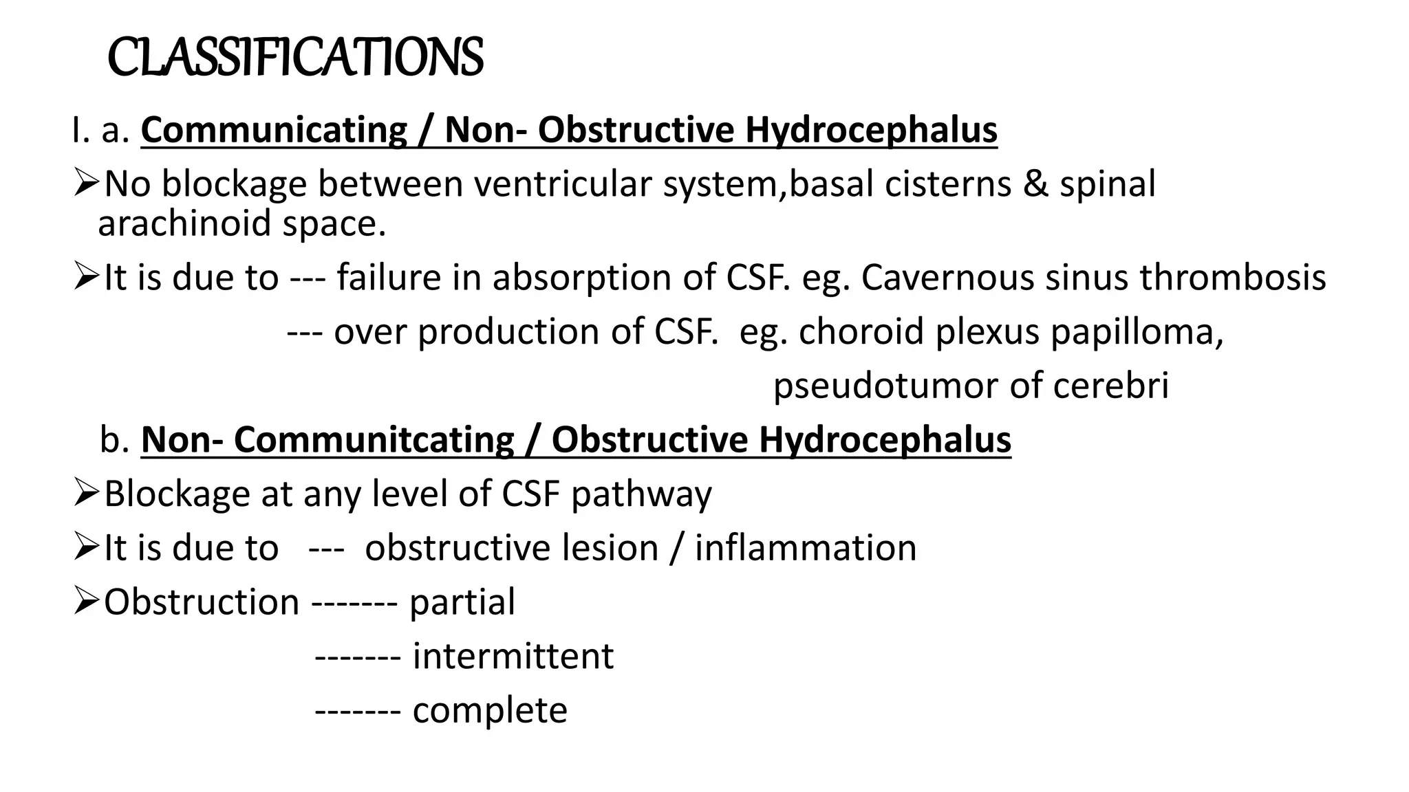 Hydrocephalus | PPTX