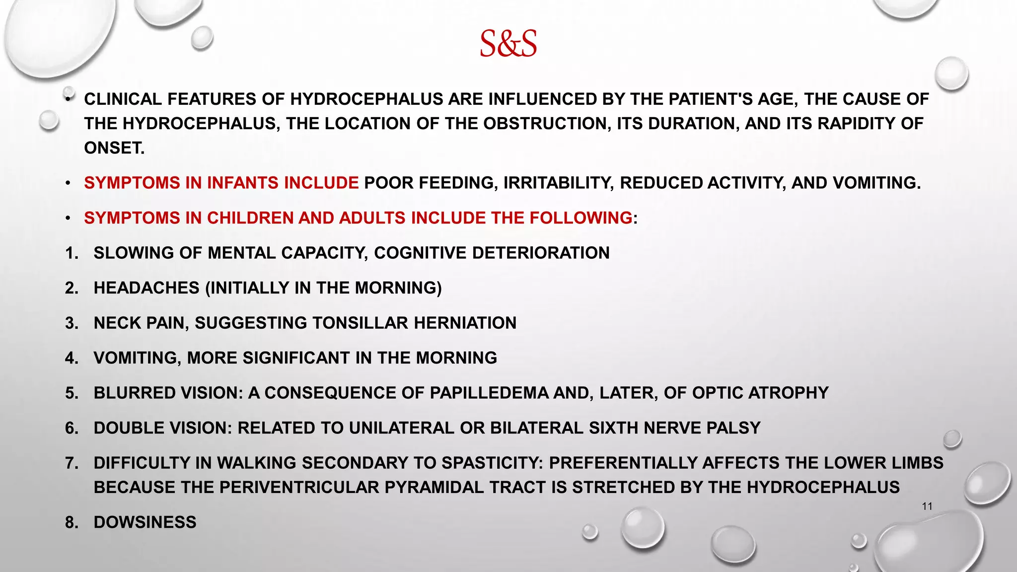 Hydrocephalus & Neural Tube Defecs | PPTX