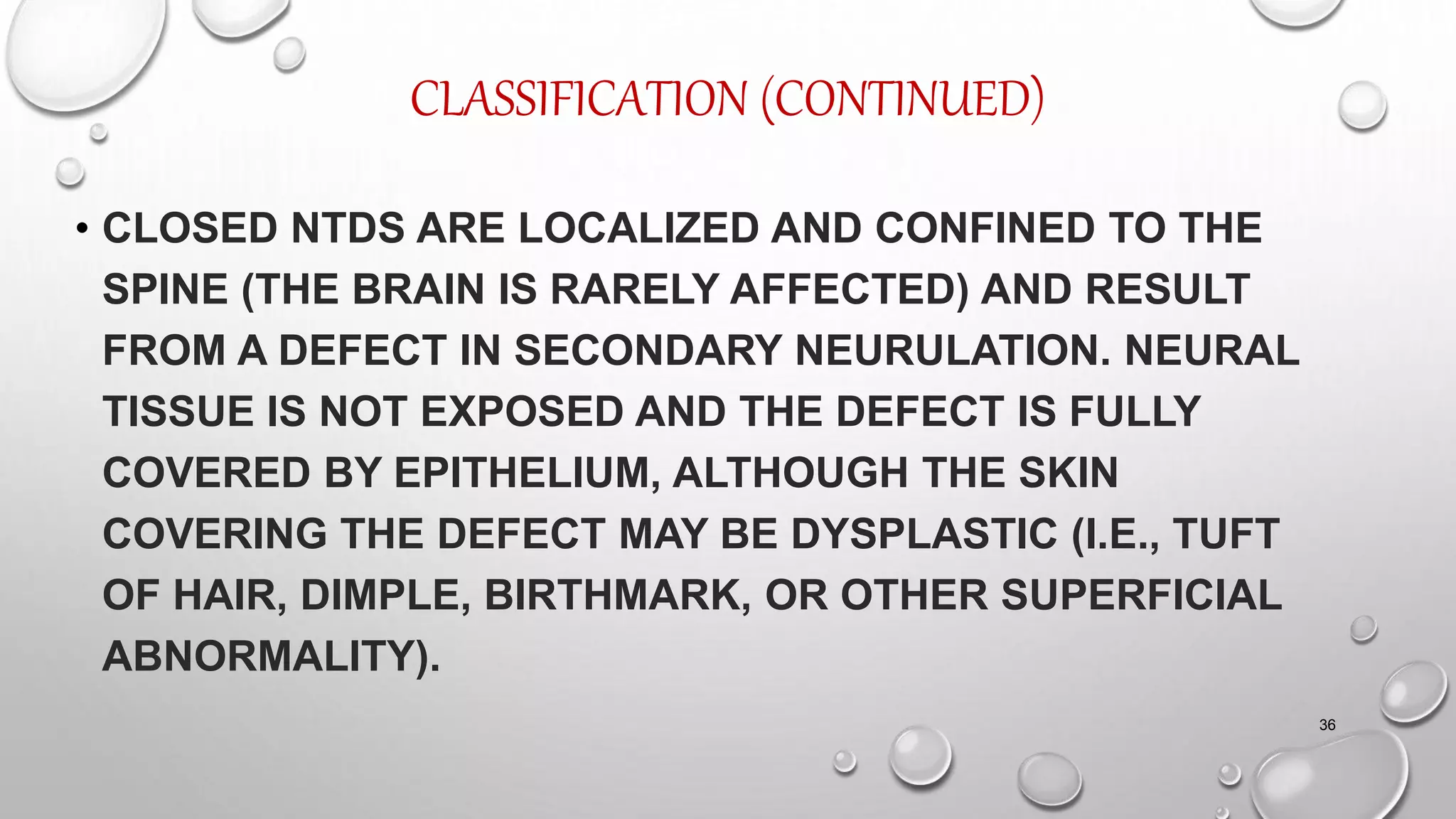 Hydrocephalus & Neural Tube Defecs | PPTX