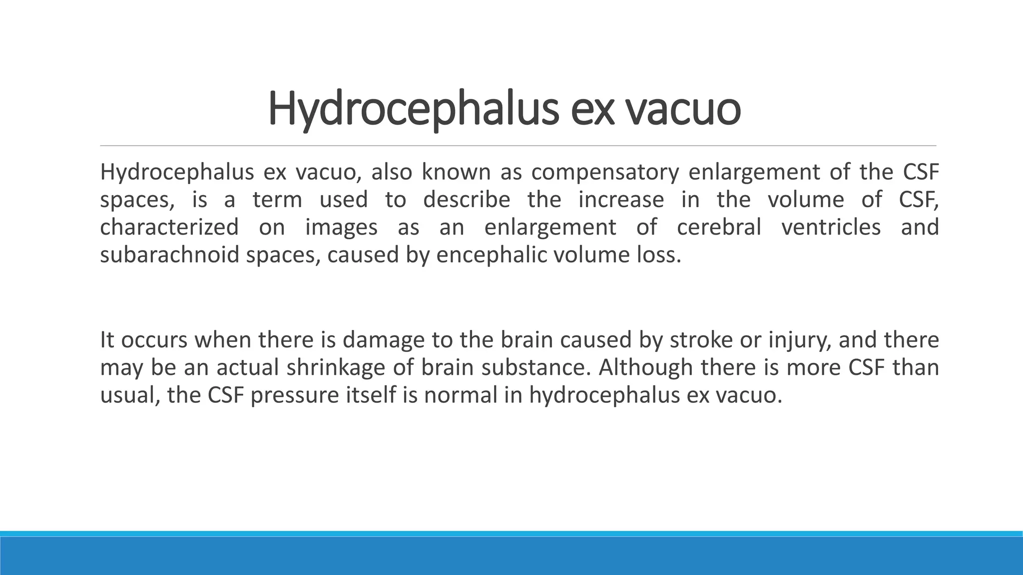 Hydrocephalus (1) (2) | PPTX