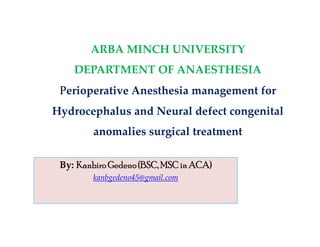 Hydrocephalus and Neural tube defect.pdf