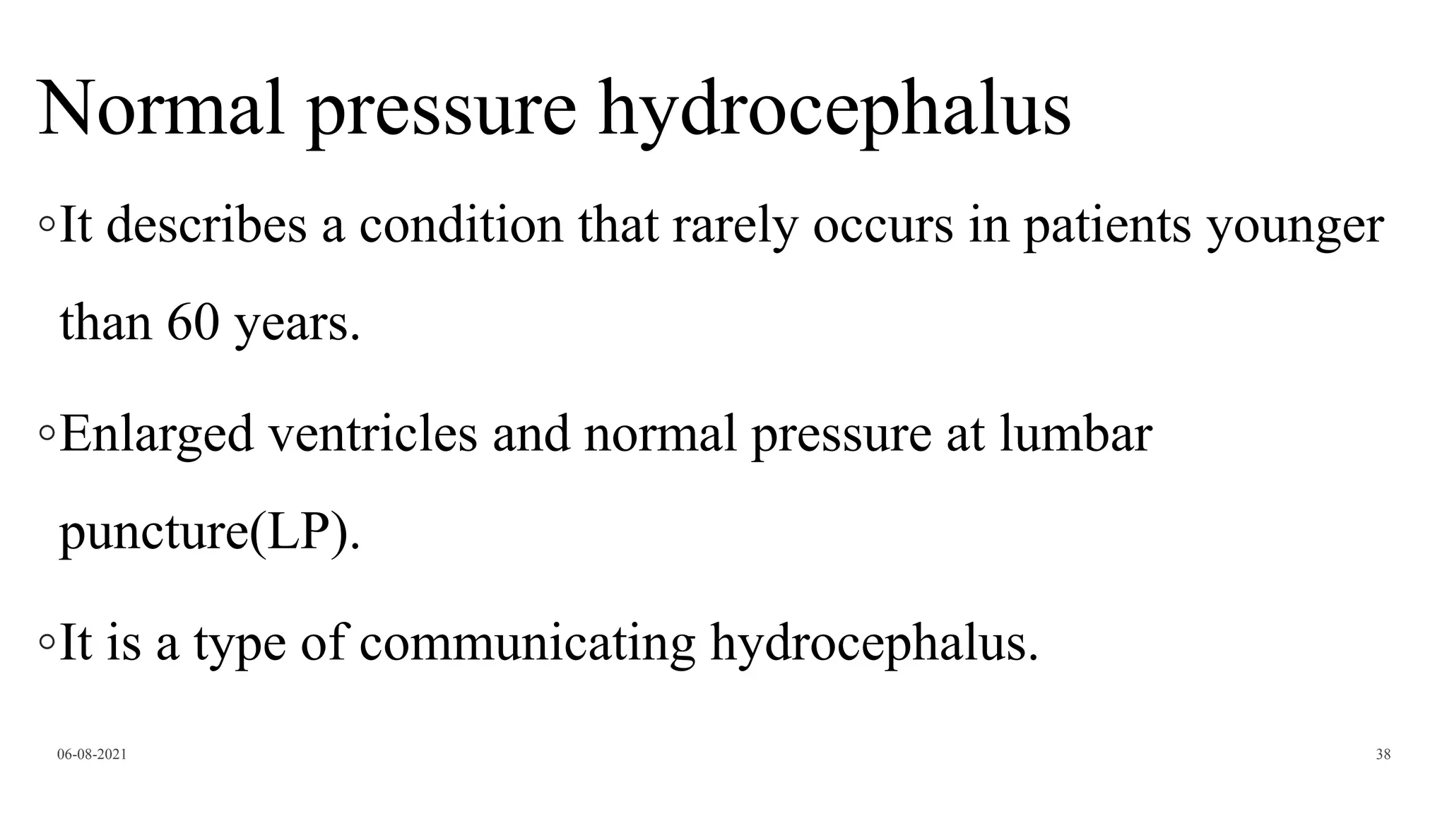 Hydrocephalus | PPTX