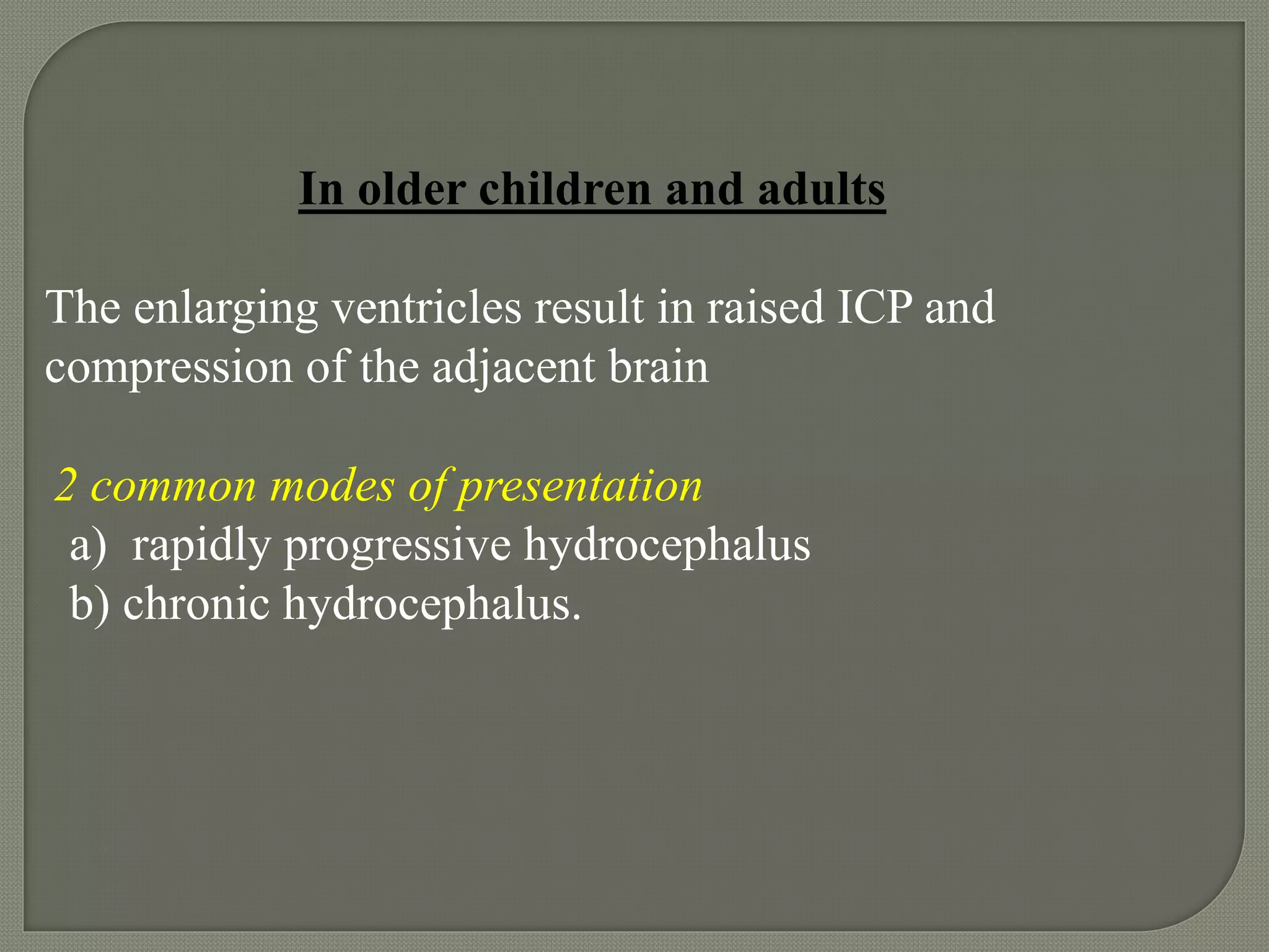 Hydrocephalus | PPTX