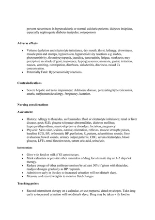 Hydrochlorothiazide | DOCX