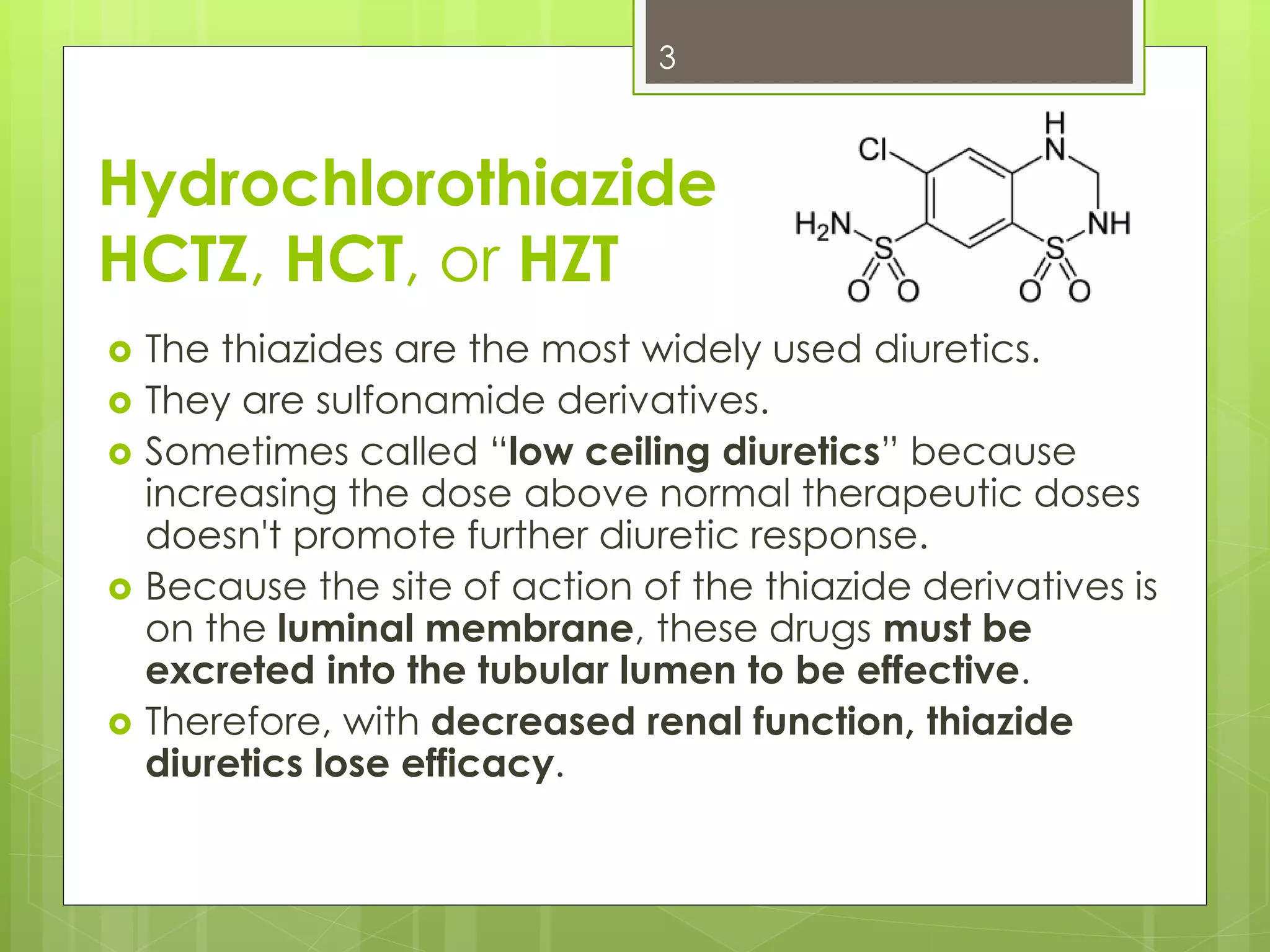 Hydrochlorothiazide | PPTX