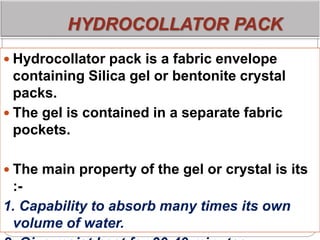 Hydrocollator payal | PPTX