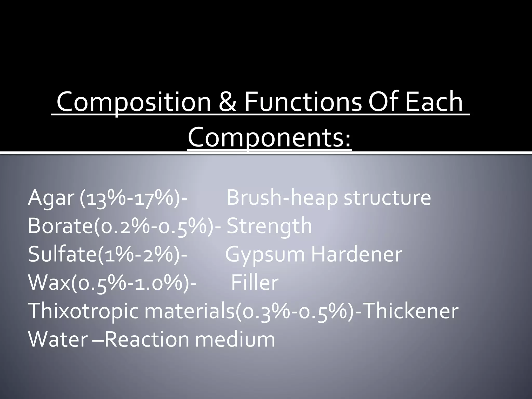 Hydrocolloid impression materials | PPTX