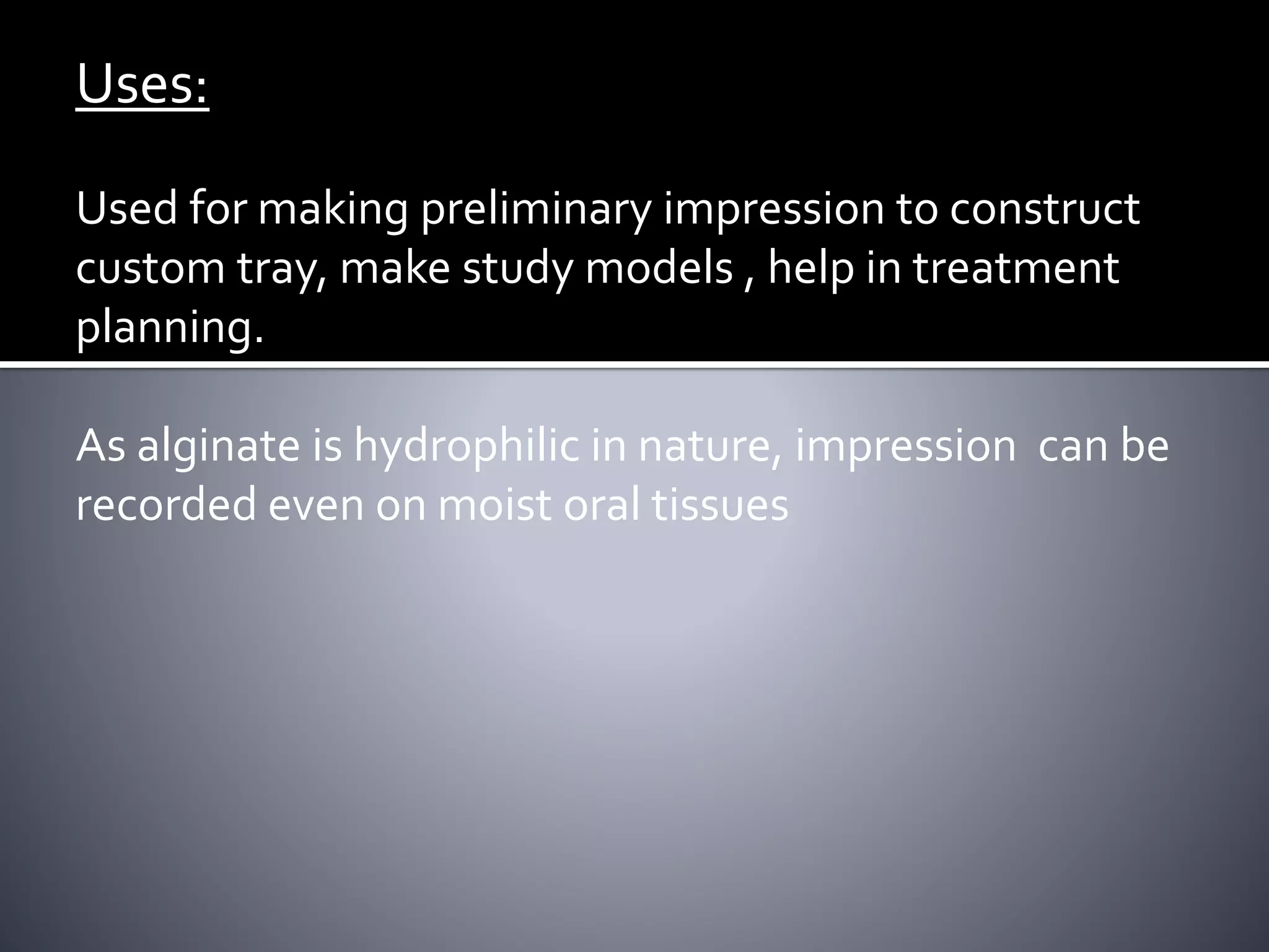 Hydrocolloid impression materials | PPTX
