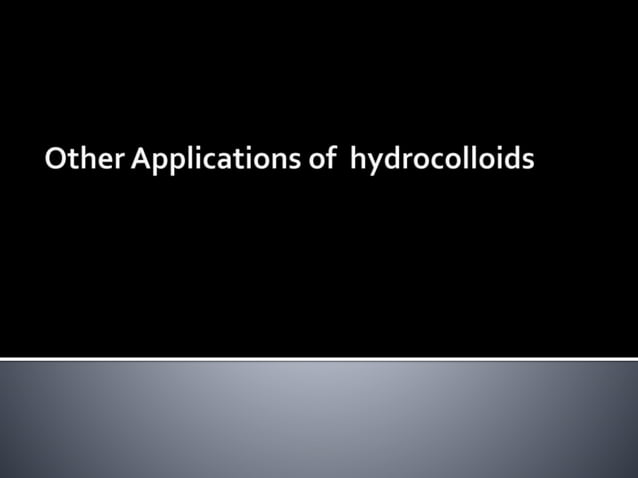 Hydrocolloid impression materials | PPTX | Oral care | Personal Care