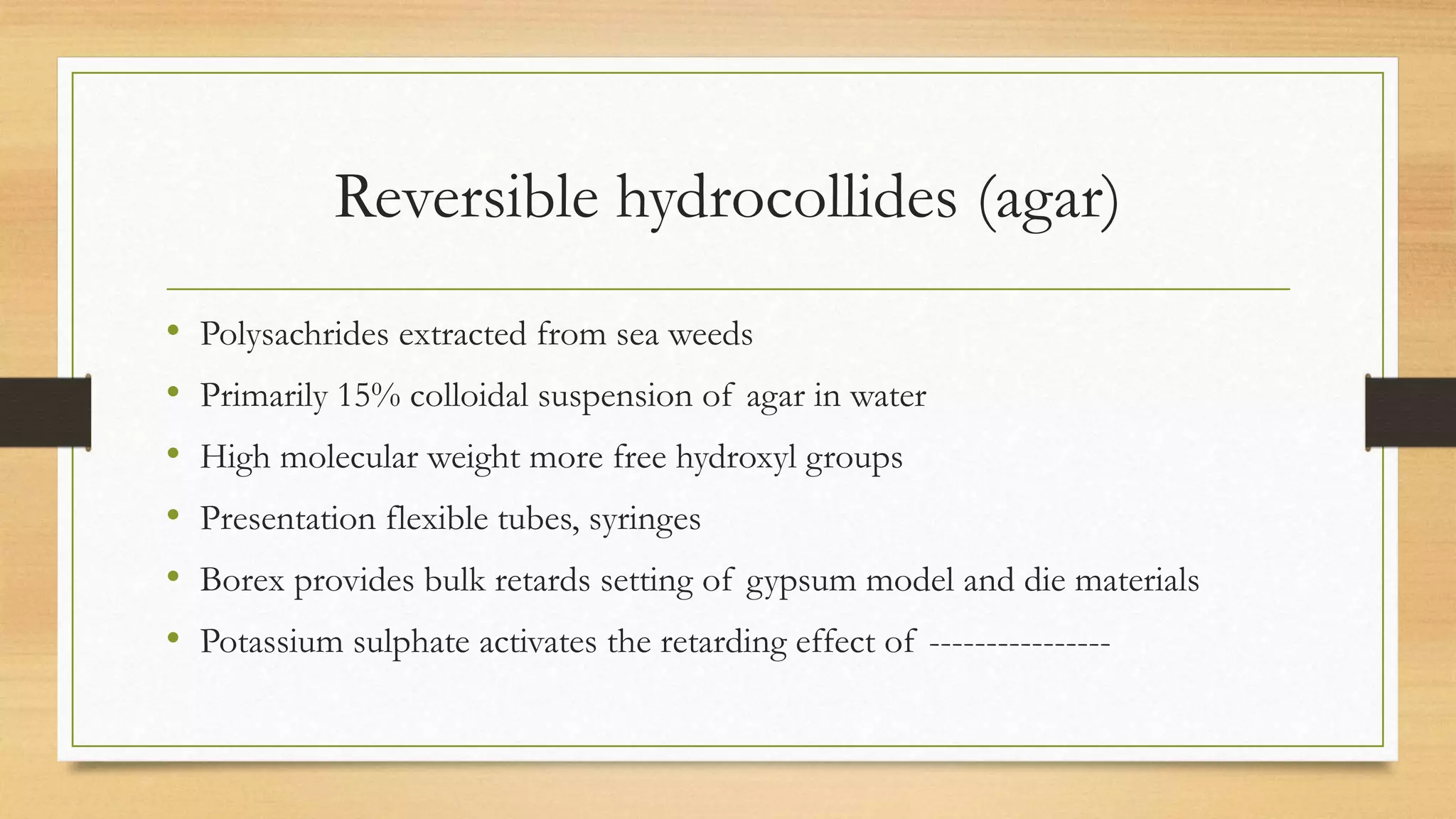 Hydrocolloids | PPTX
