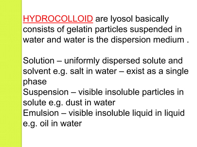 HYDROCOLLOIDS | PPTX
