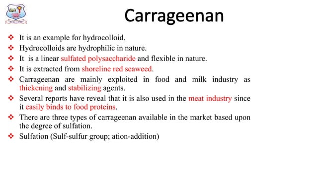 Hydrocolloids | PPTX | Geography | Science