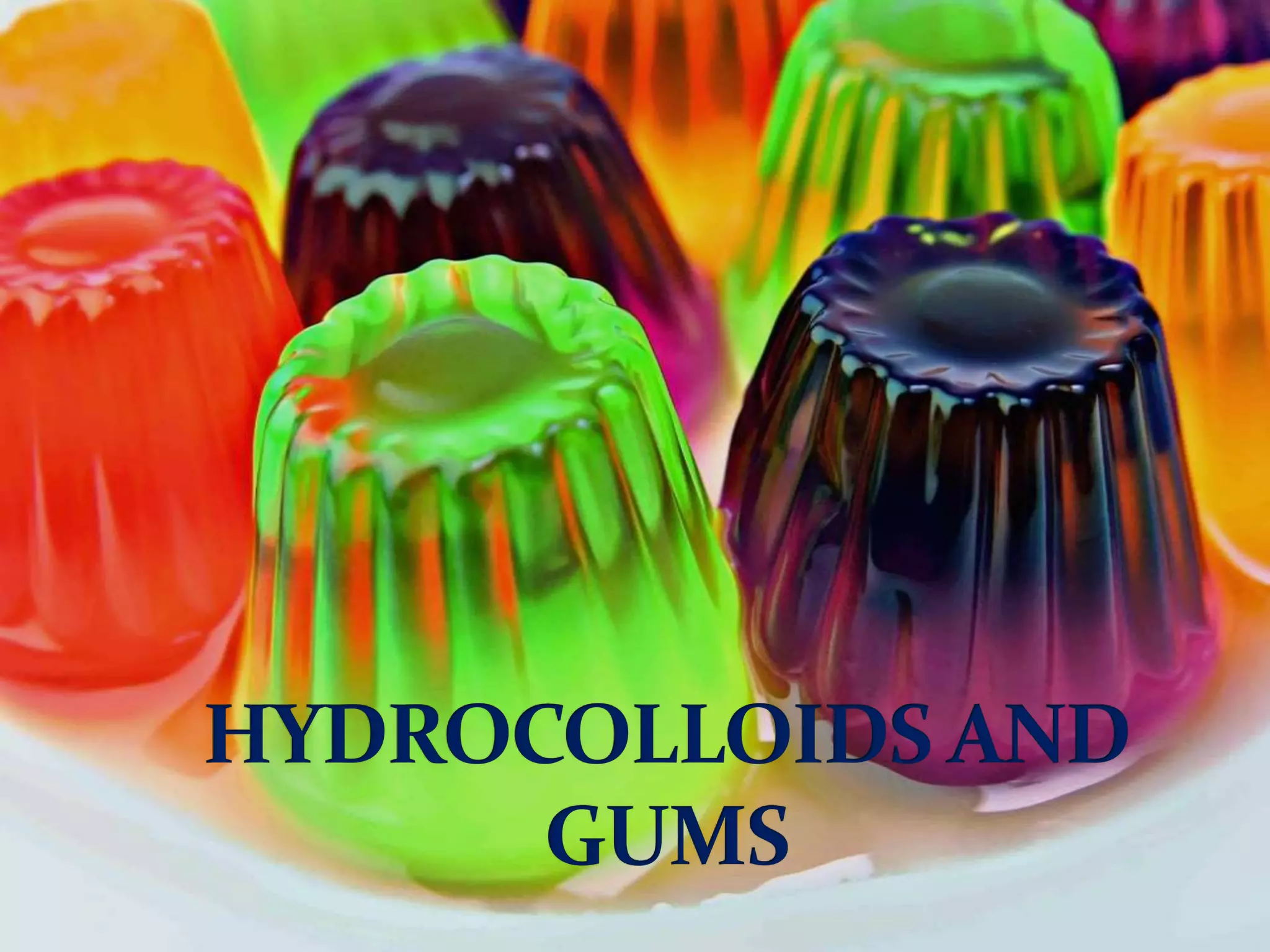 Hydrocolloids and gums | PPTX