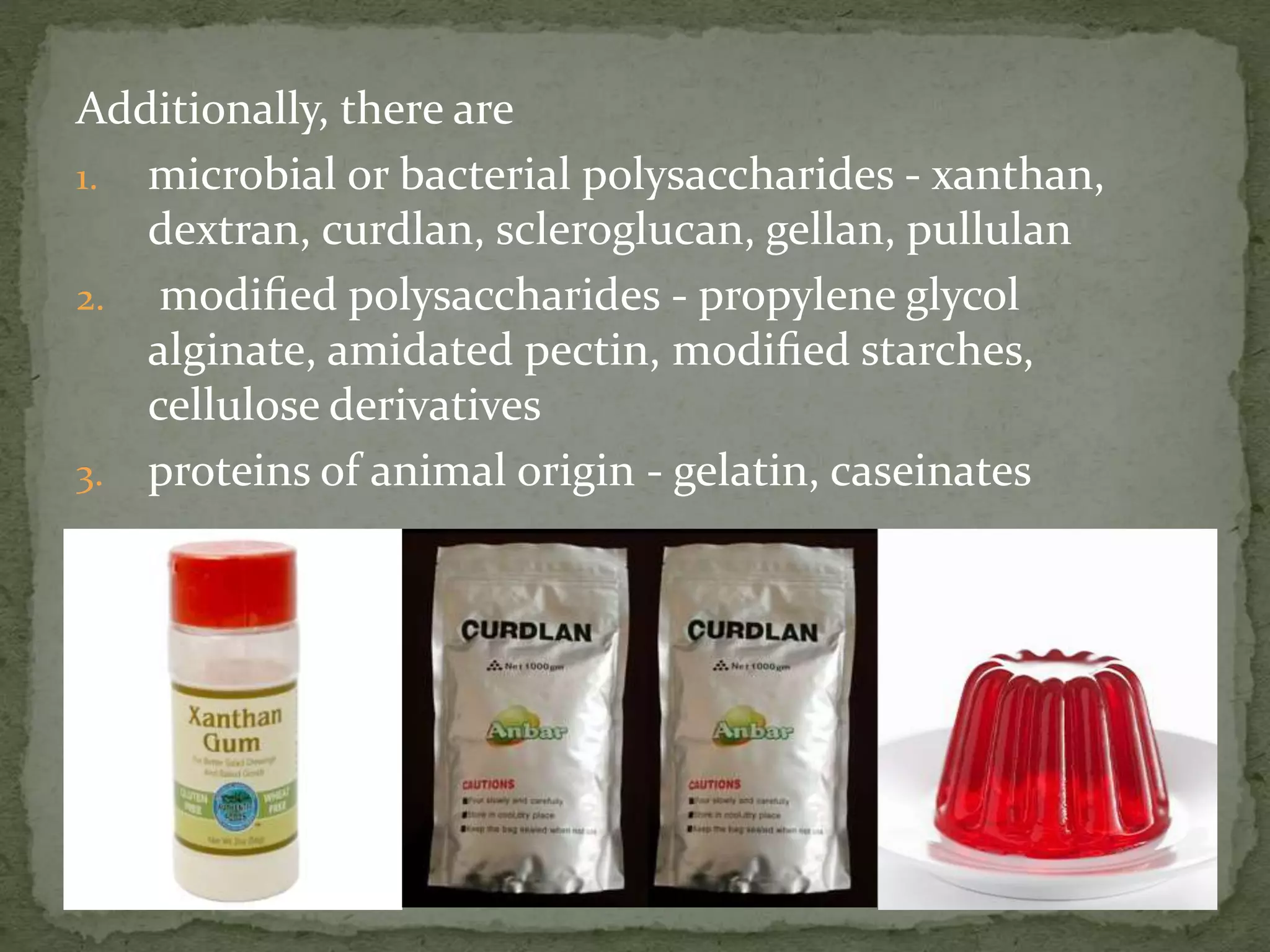 Hydrocolloids and gums | PPTX
