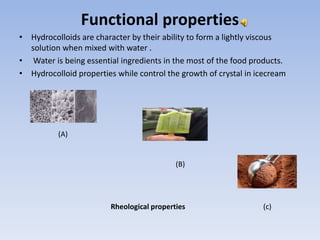 Hydrocolloids ppt | PPTX