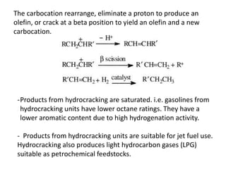 Hydrocracking basic reactions and processes | PPT