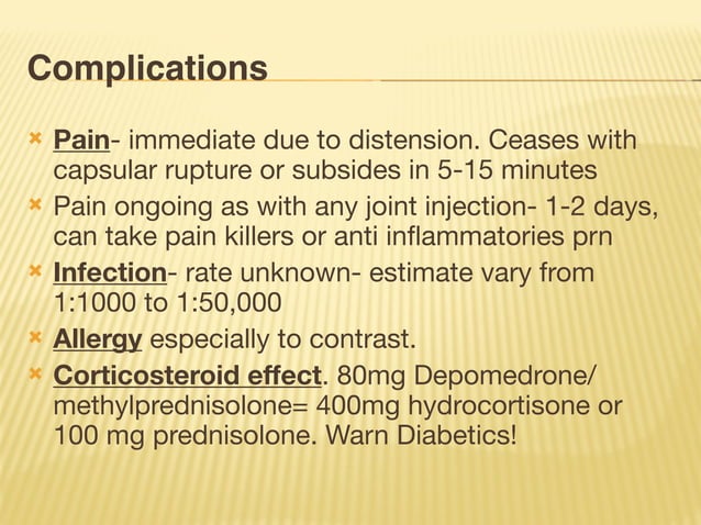 Hydrodilatation distension for frozen shoulder wrightington 2011 | PPT