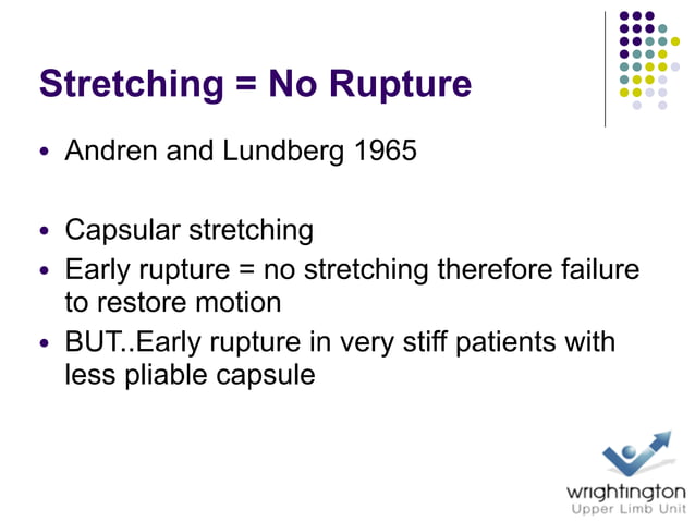 Hydrodilation for frozen shoulder Does capsular rupture matter | PDF ...