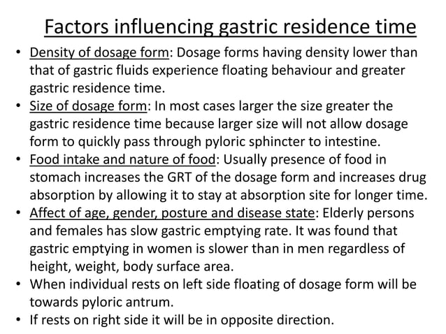Hydrodynamically balanced systems | PPTX | Digestive Disorders ...