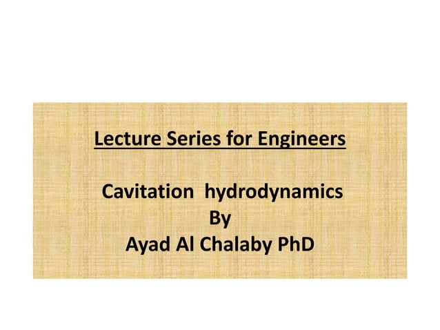 Hydrodynamic cavitation reactor theory.ppt