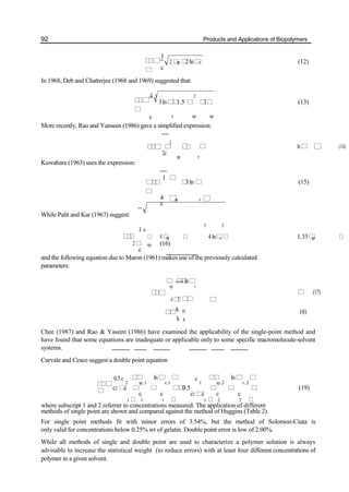 Hydrodynamic properties of gelatin | PDF