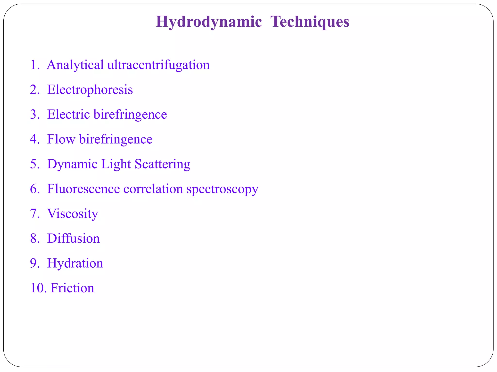 Hydrodynamics | PPTX