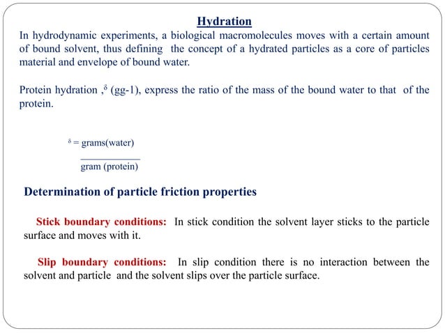 Hydrodynamics | PPTX