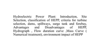 Hydroelctric power u3 pwi | PPTX