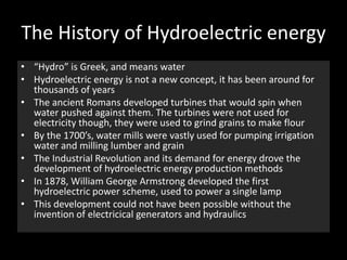 Hydroelectric energy | PPTX