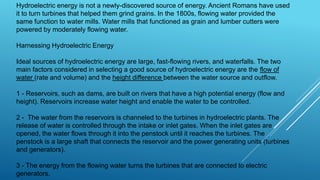 Hydroelectric energy | PPTX