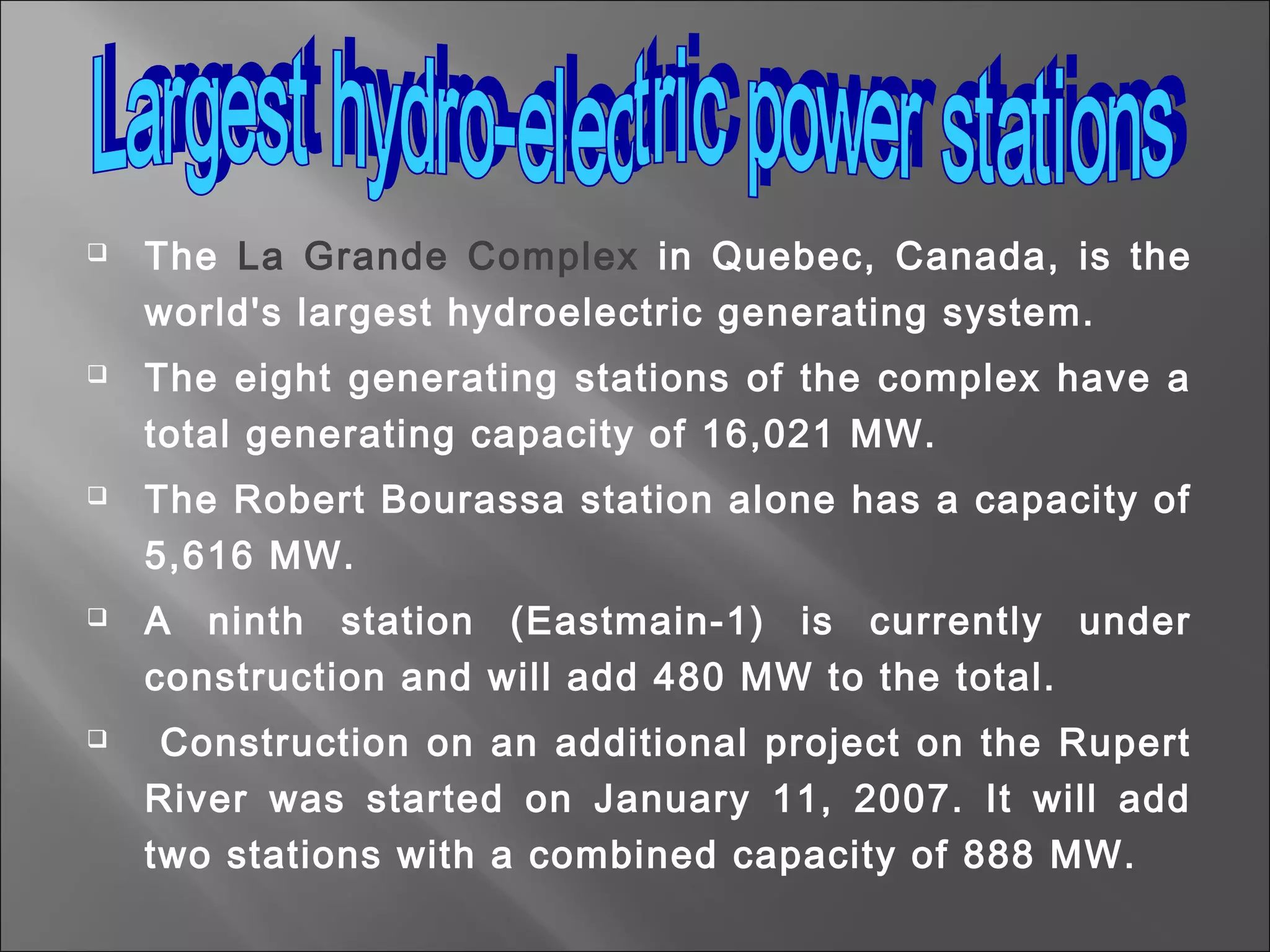 Hydro electricity | PPT