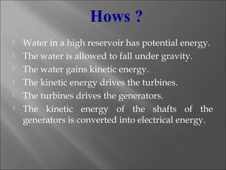 Hydro electricity | PPT