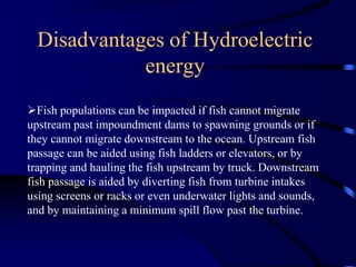 hydroelectricity | PPTX
