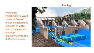 Hydro electric power | PPTX
