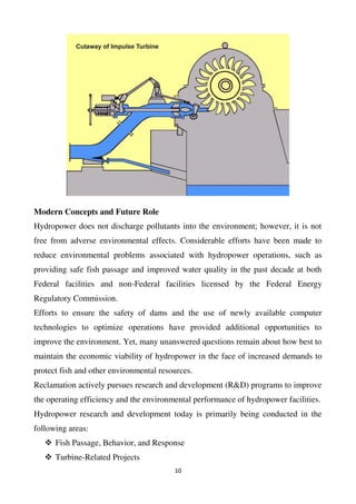 Hydroelectric Power Generation and working | PDF