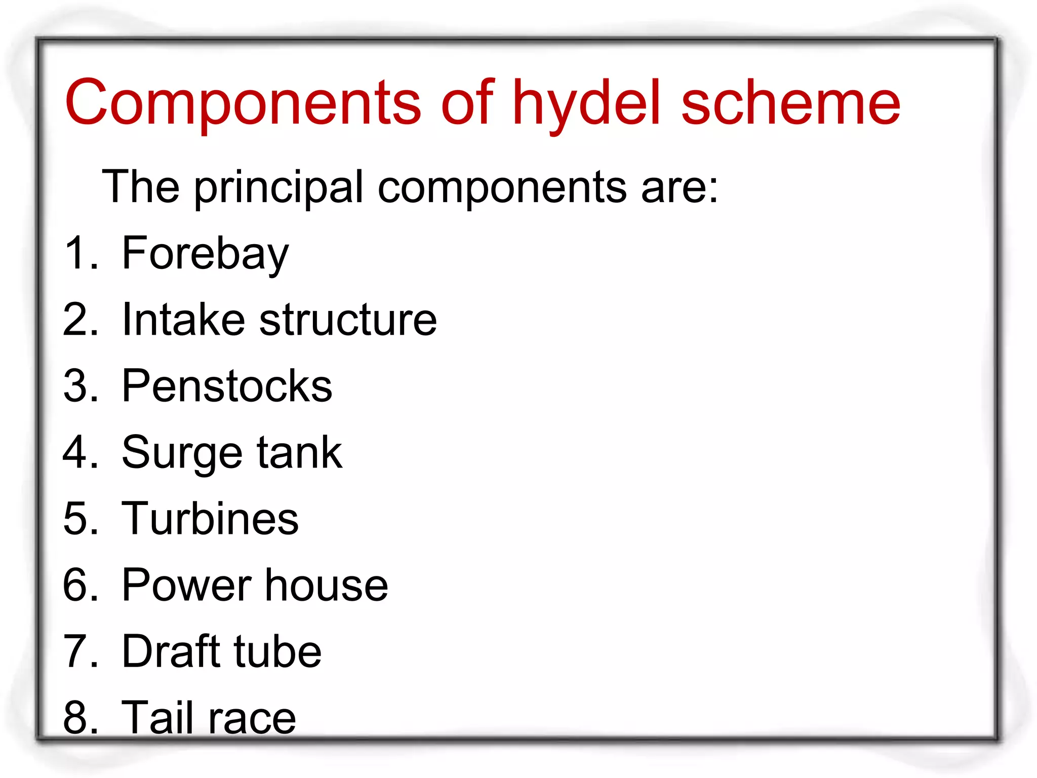 Hydroelectric power | PPTX
