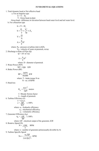 Hydro electric power plant | PDF