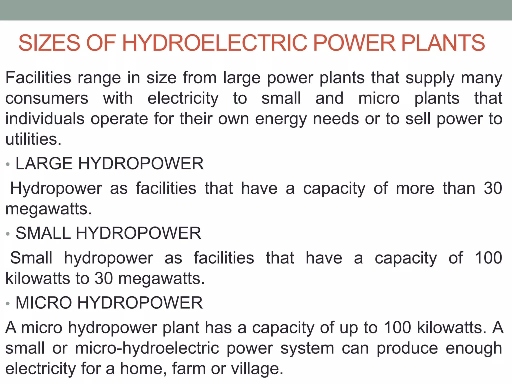 Hydroelectric power plant | PPTX