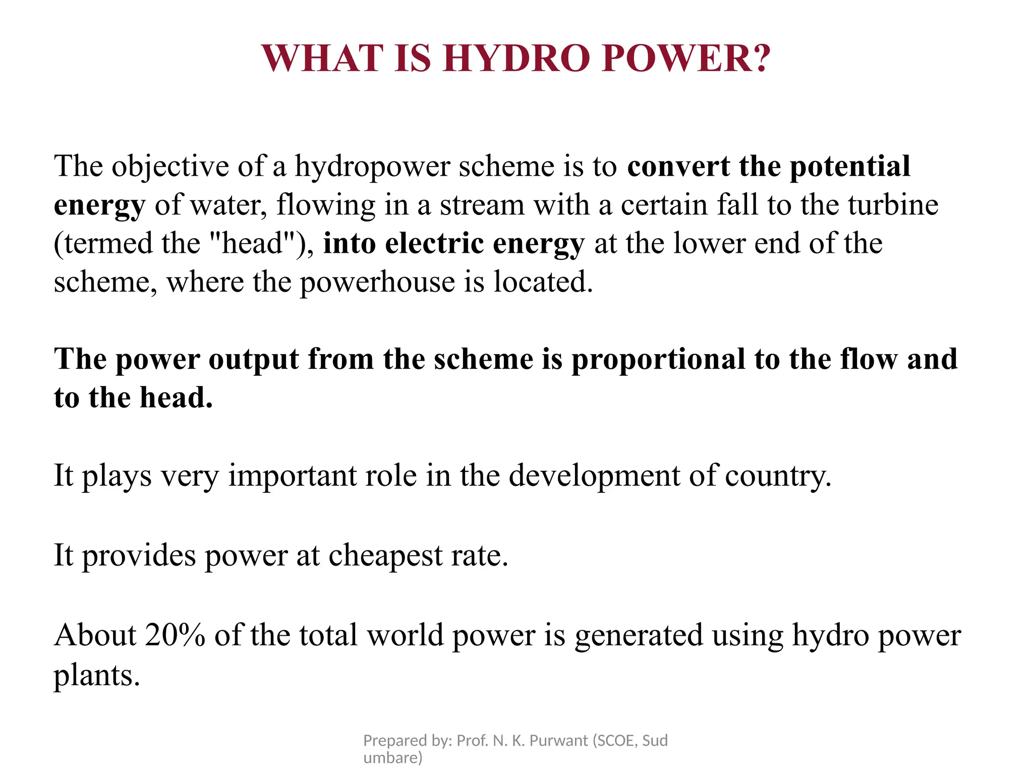 ppt on study of Hydroelectric power plant.pptx