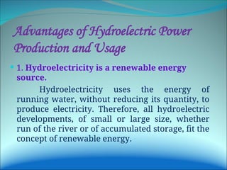 Hydroelectric Power Plant form of enery .ppt